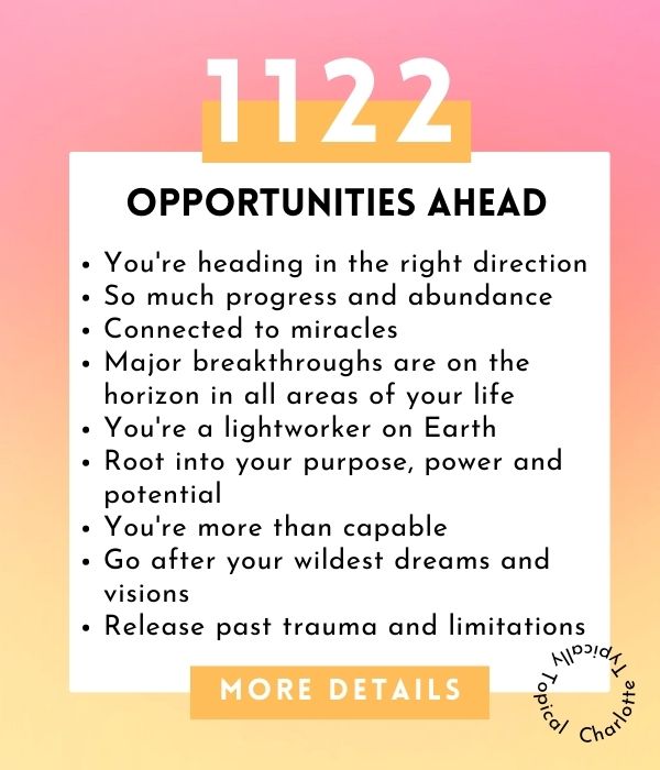 Angel Number 1122 Meaning 5 Major Reasons You re Seeing It 