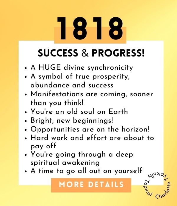 Angel Number 1818 Meaning 5 Beautiful Reasons You re Seeing It Angel Number 1818 Meaning 5 Beautiful Reasons You re Seeing It